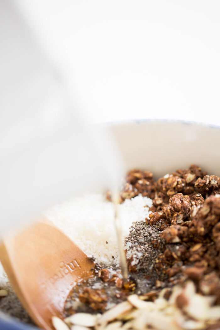 Granola clusters cookies, amazingly delicious vegan cookies