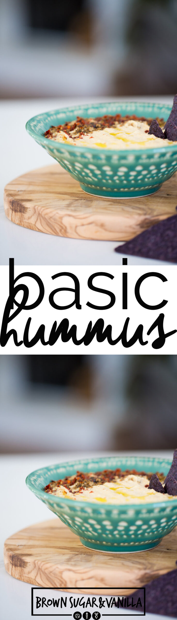Basic hummus, the easiest and fastest recipe in the world.