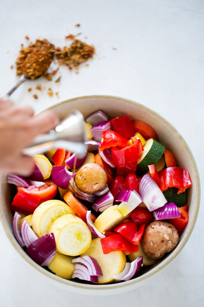 Easy Vegetable skewers