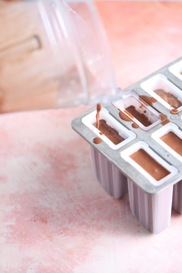 Vegan chocolate ice pops