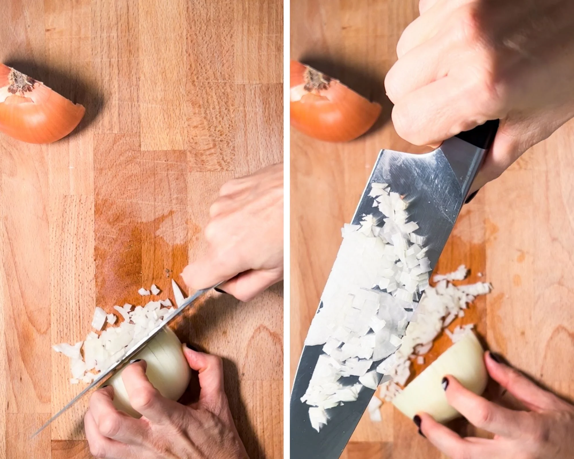 How to cut onions, the best way