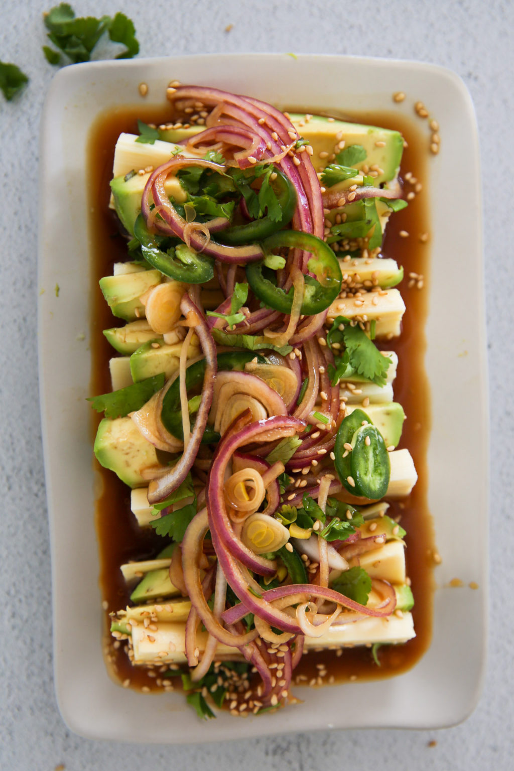 Vegan Hearts of Palm and Avocado Tiradito Recipe - Quick & Flavorful Botana